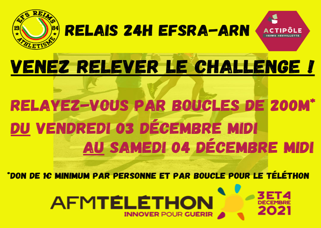 Cagnotte : RELAIS 24H EFSRA-ARN | Leetchi