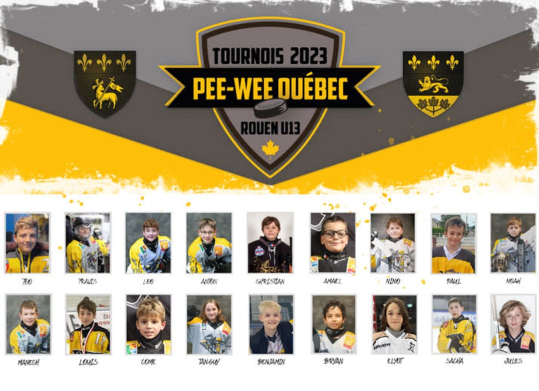 Cagnotte : Tournoi International Pee-Wee de Québec au Canada | Leetchi
