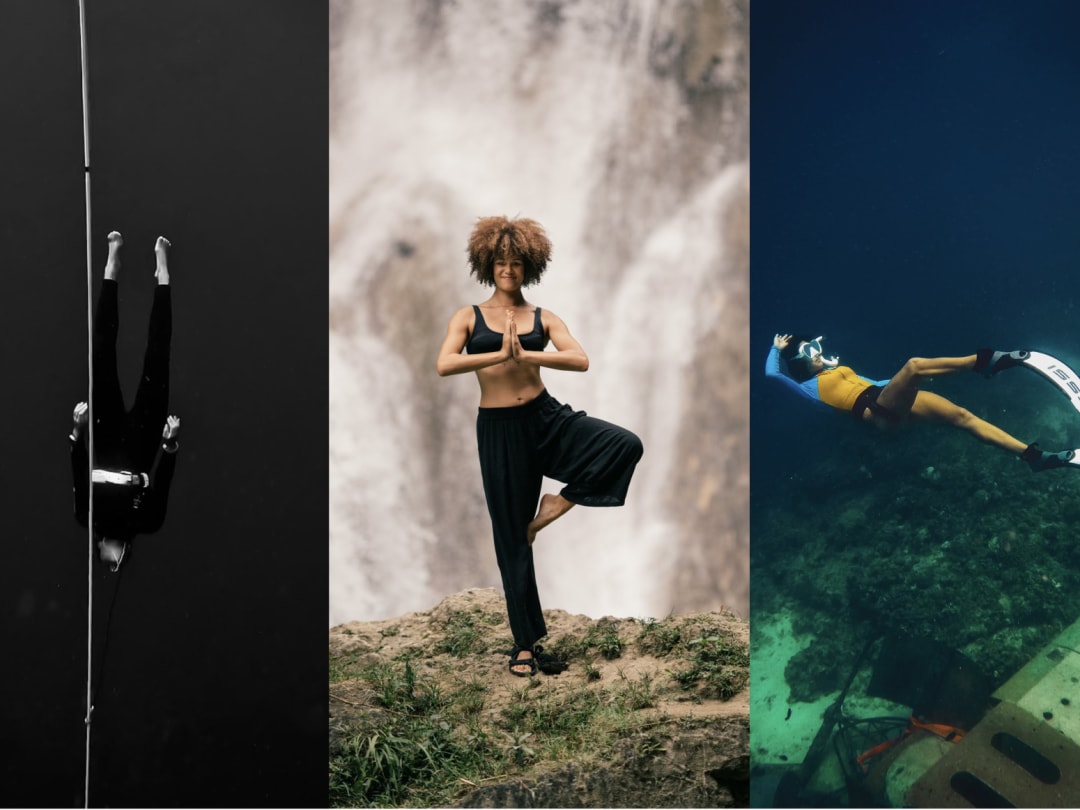 Cagnotte : 1st black African woman breaking a freediving record | Leetchi