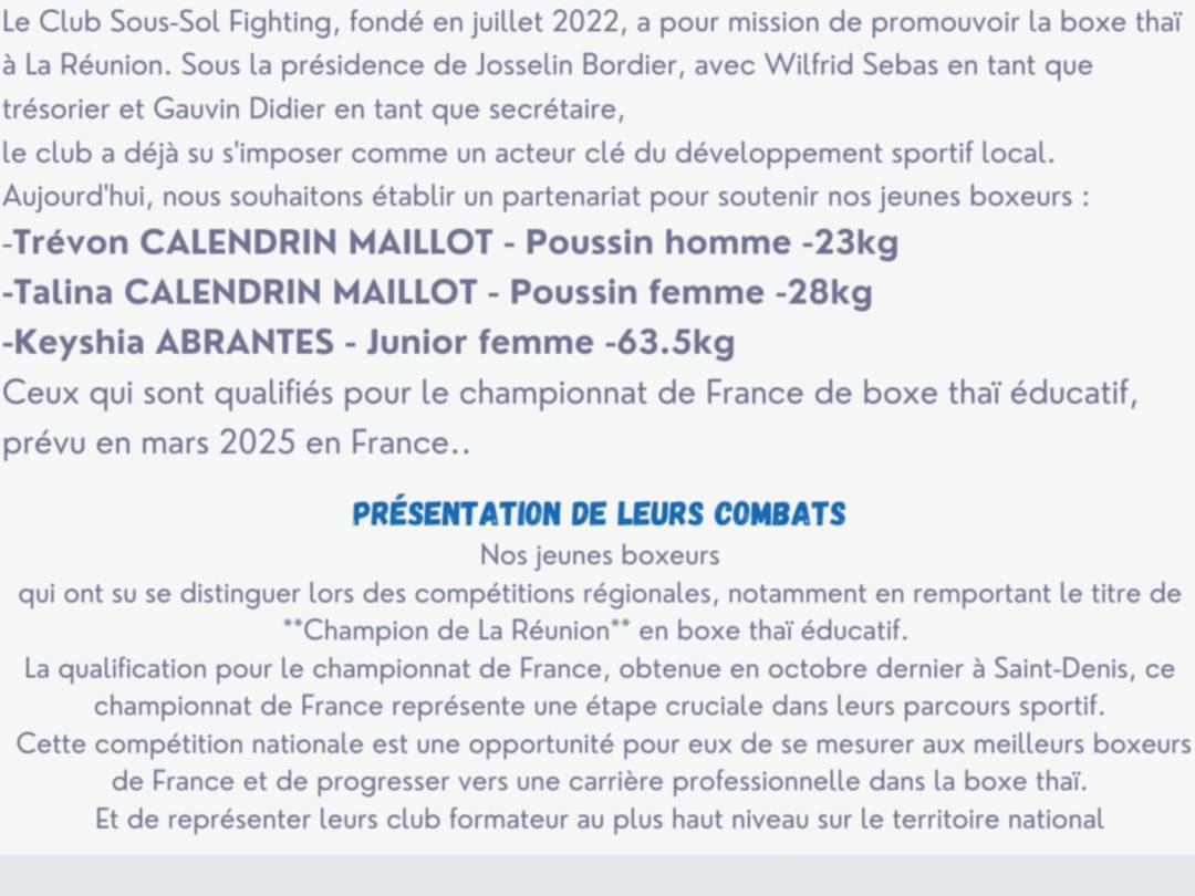 Cagnotte : Participer au championnat de France | Leetchi