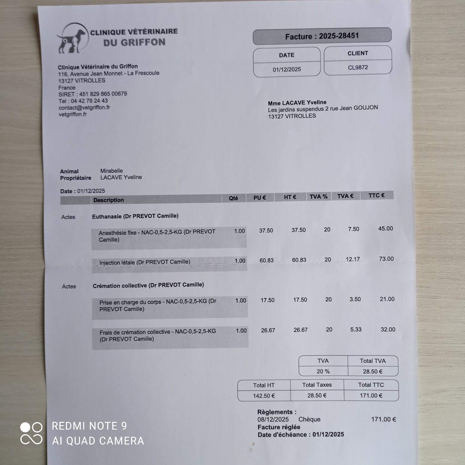 Cagnotte : M'AIDER AUX FRAIS VETERINAIRES DE MIRABELLE | Leetchi