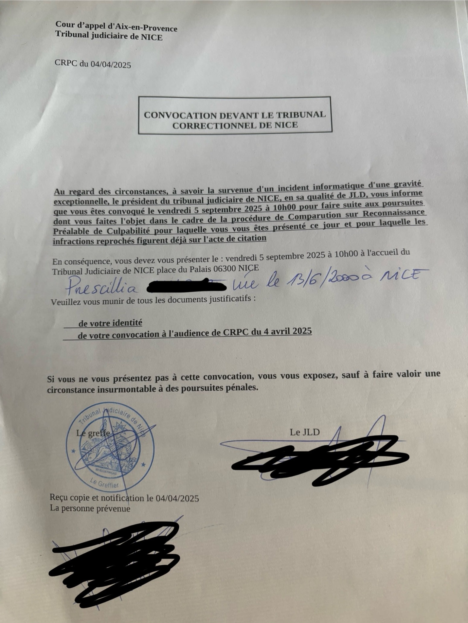 Cagnotte : Aide pour financer mes frais d'avocate | Leetchi