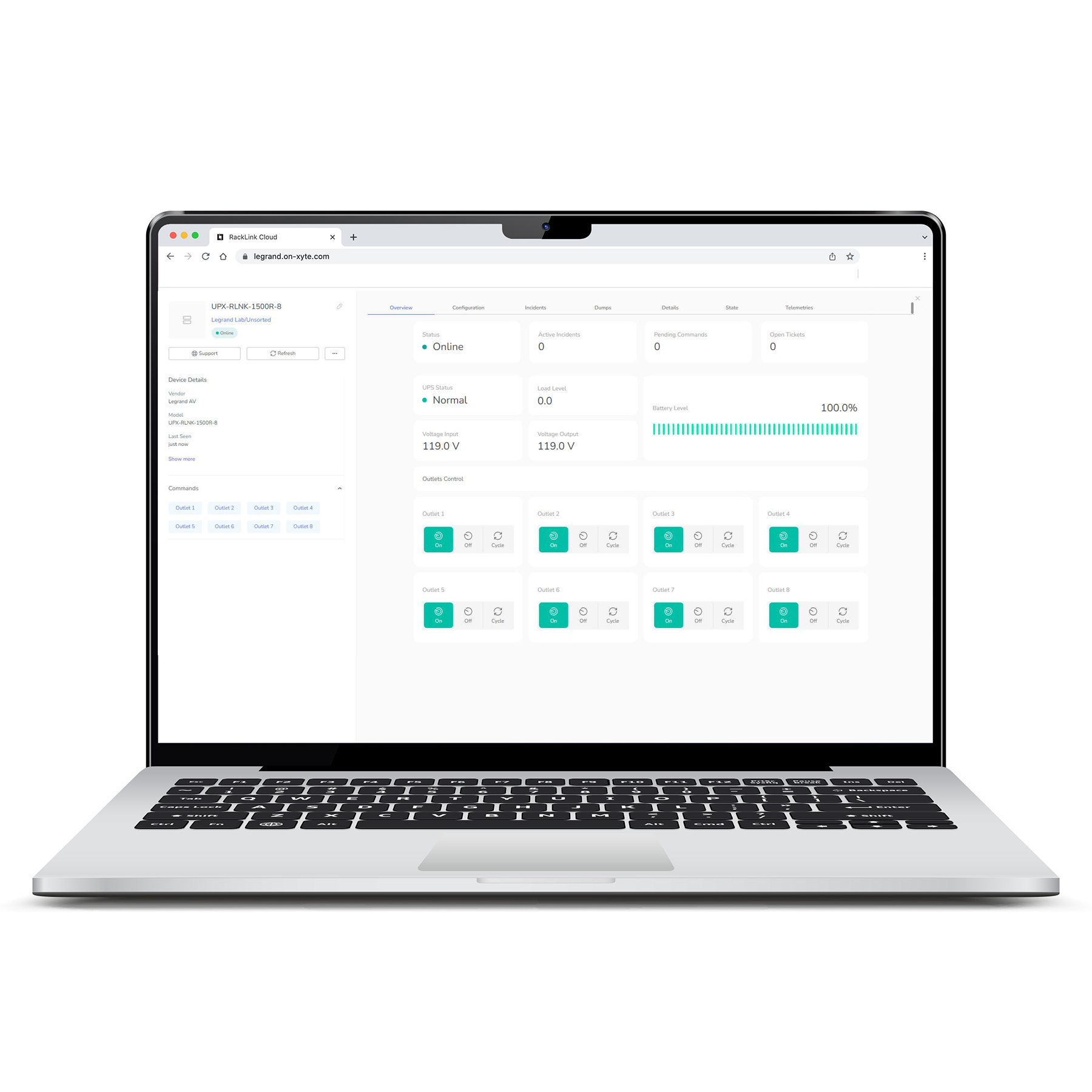RackLink™ Cloud - Device-level Control System by Middle Atlantic ...
