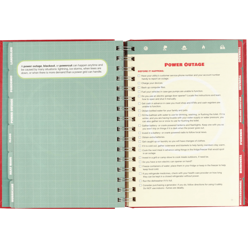 Emergency Preparedness Logbook | Lehman's