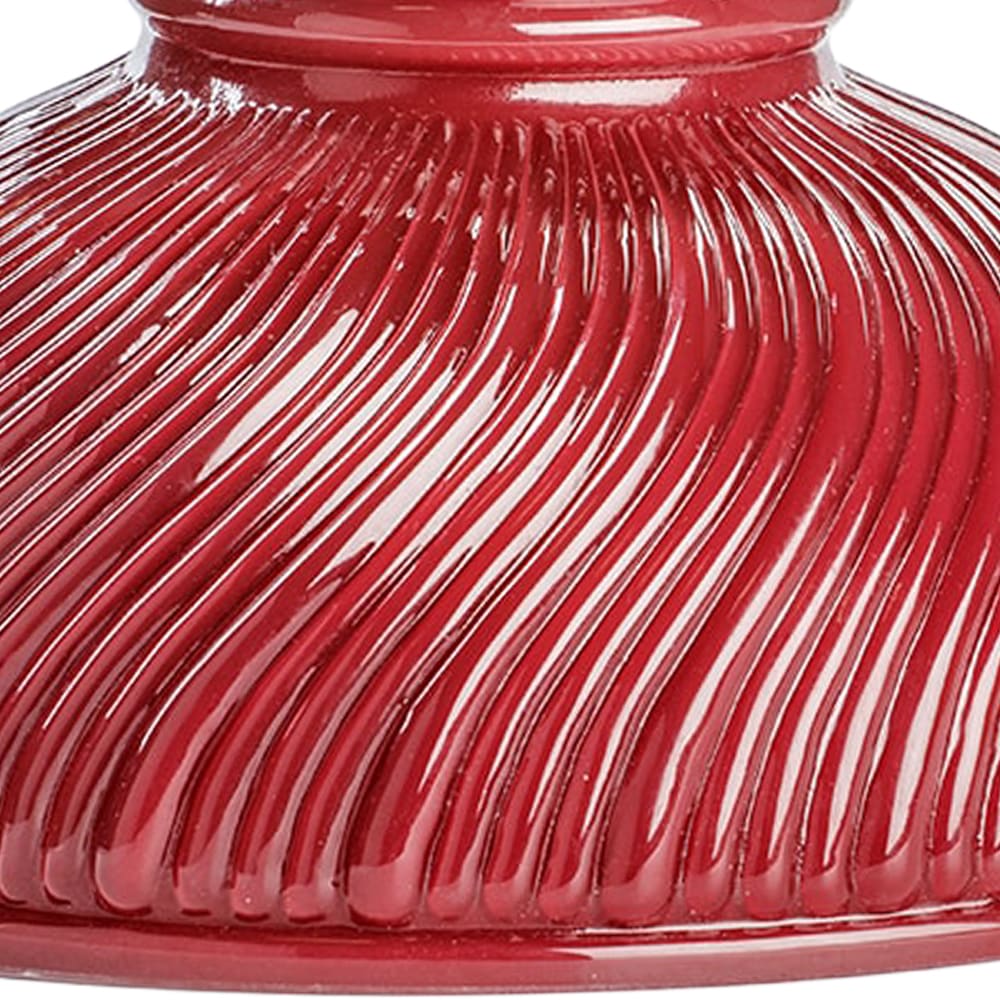 Aladdin Ruby Swirl Glass Lamp Shade | Lehman's
