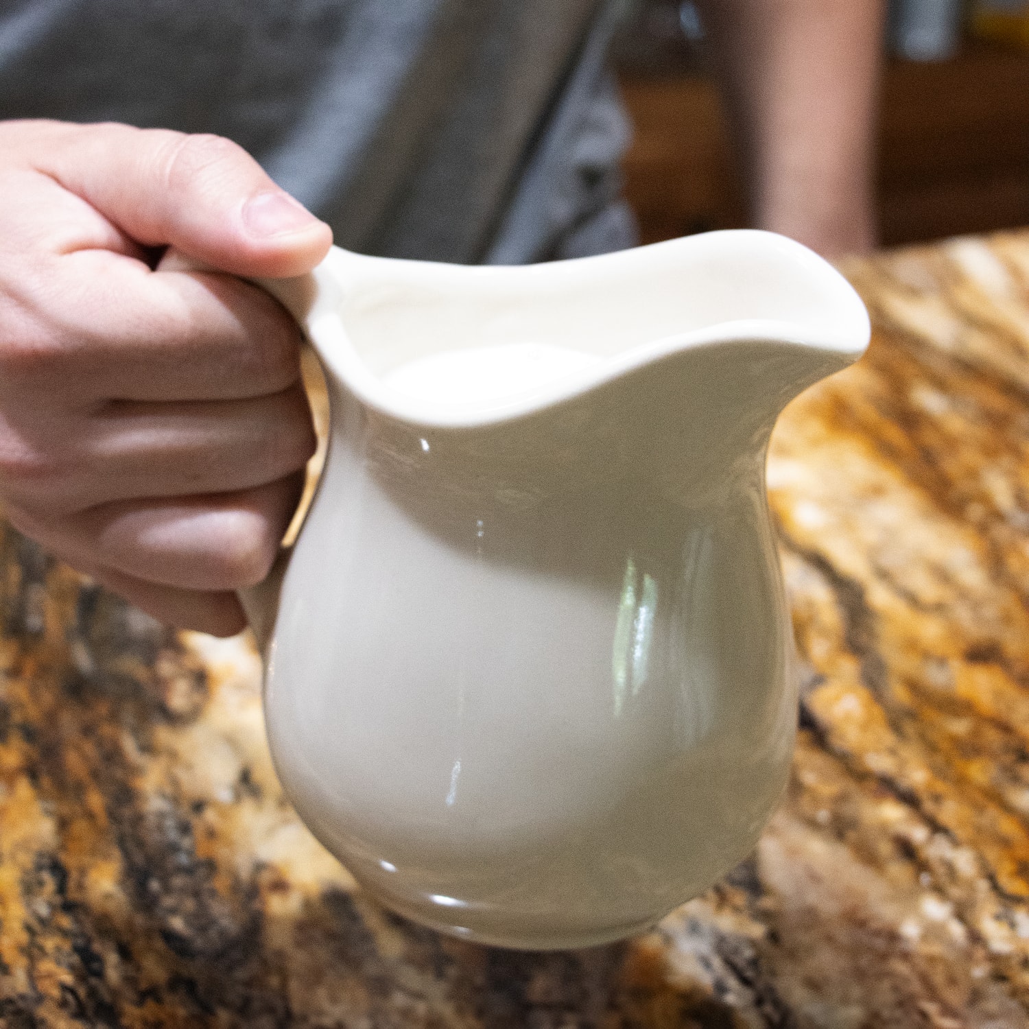 Stoneware Fancy Pitcher | USA Made | Lehman's