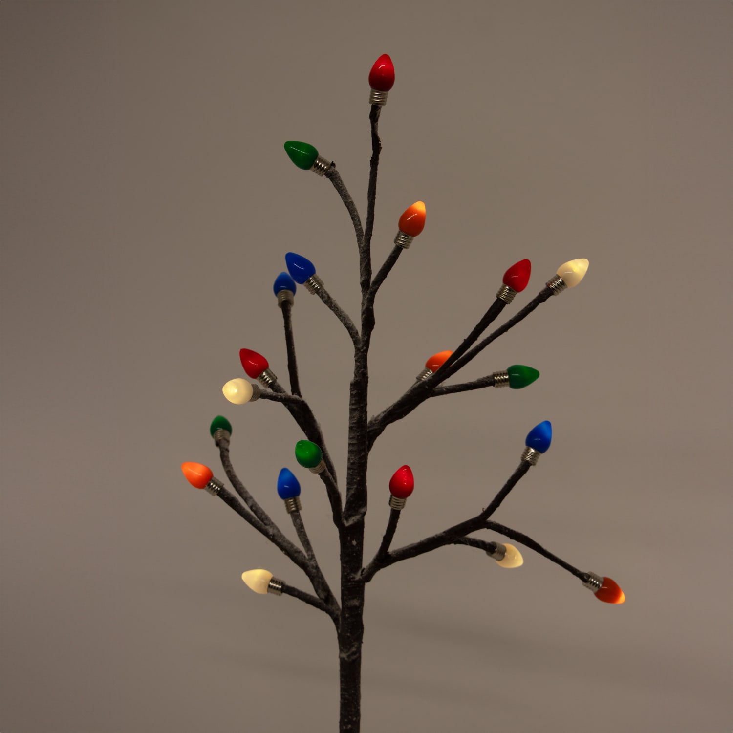 Lighted Holiday Tree with Colored Bulb Caps | Lehman's