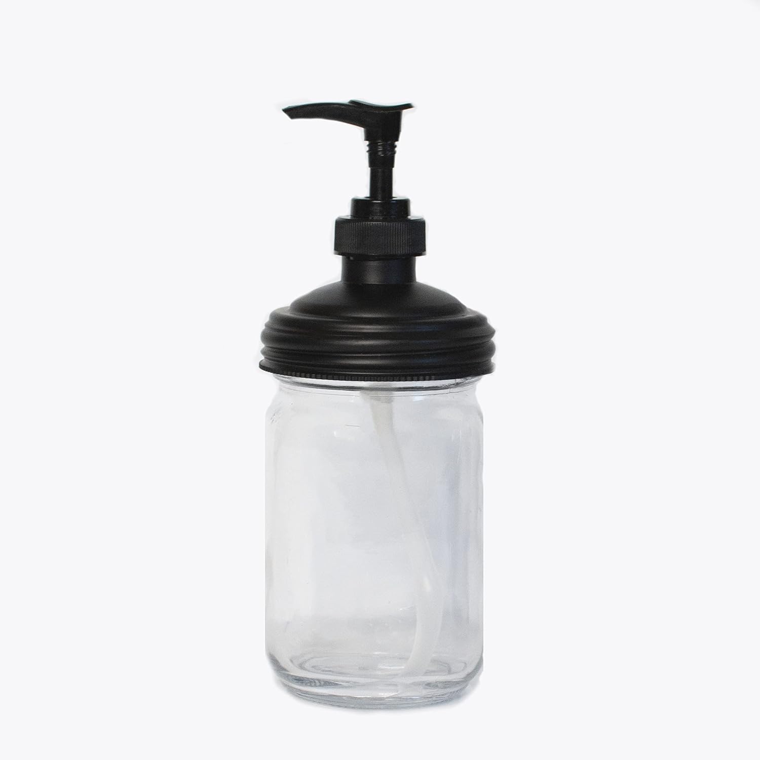 Mason Jar Soap & Lotion Pump Lid Dispenser | Lehman's
