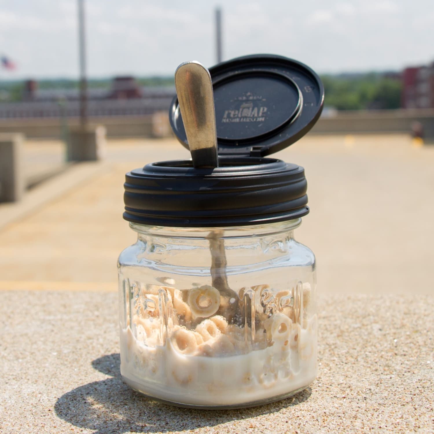 Mason Jar FLIP Lid for Lunches & Home Storage | Lehman's