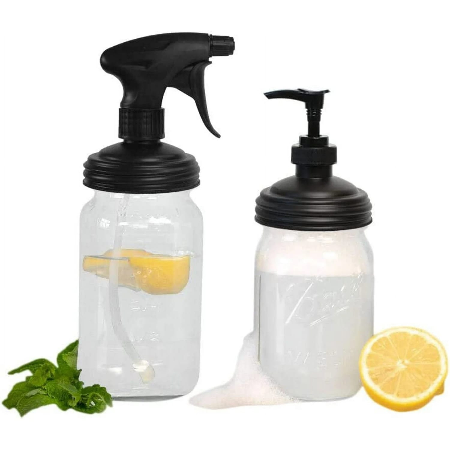 reCAP Mason Jar Sprayer & Pump Lid Set | Lehman's
