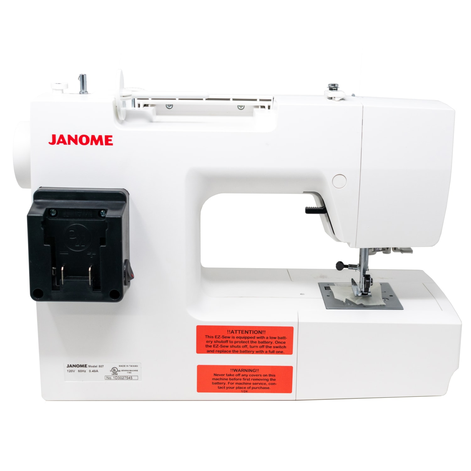 Battery-Powered Sewing Machine - Milwaukee/DeWalt | Lehman's