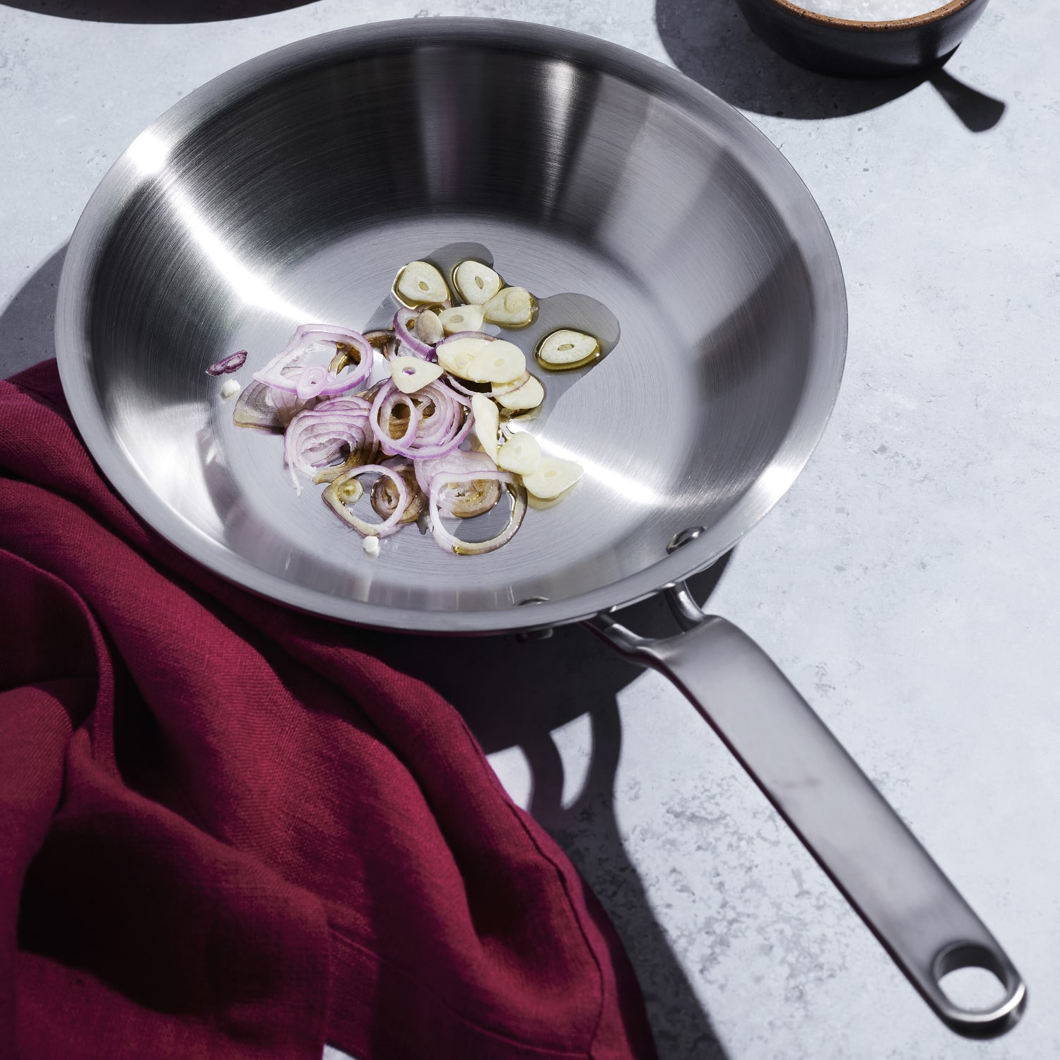 Heritage Steel Fry Pan, Fully Clad Cookware | Lehman's