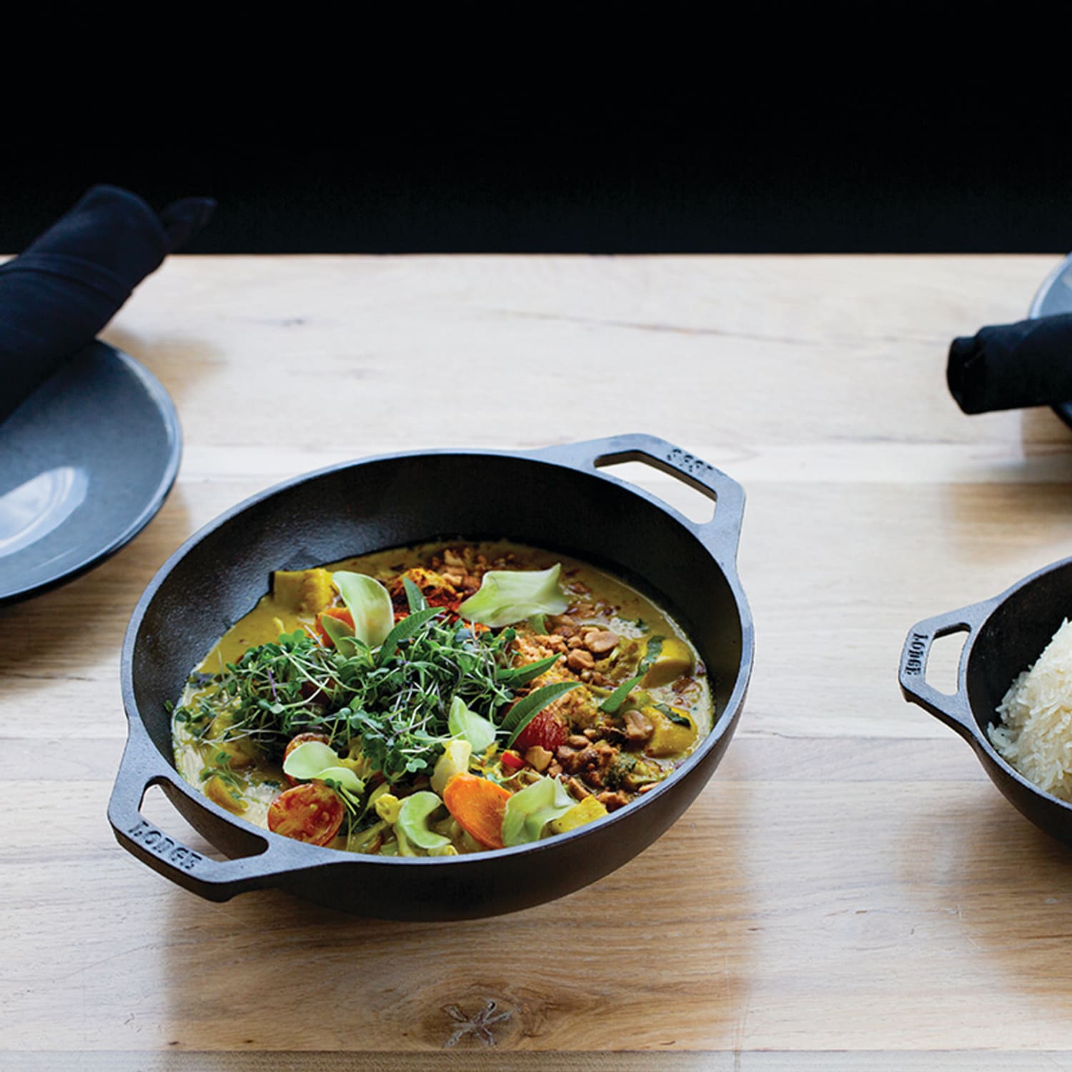 Lodge Cast Iron Mini Wok, Cast Iron Cookware | Lehman's