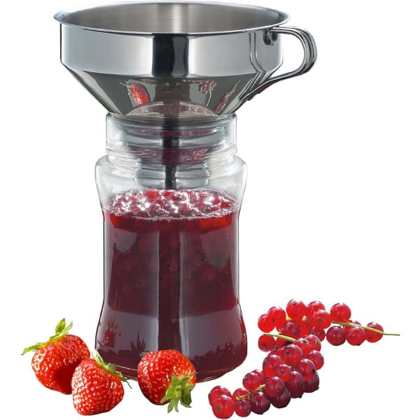 Stainless Steel Funnel with Removable Mesh Filter | Lehman's