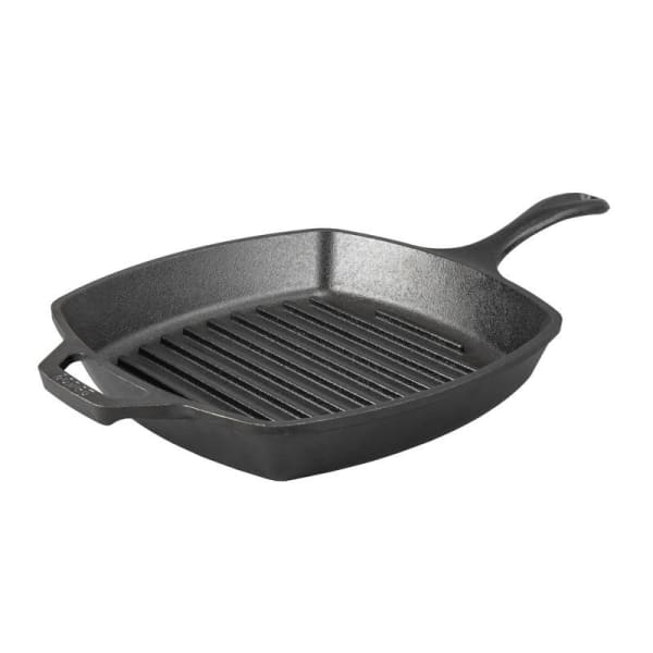 Lodge Yellowstone Cast Iron Cowboy Square Grill Pan | Lehman's