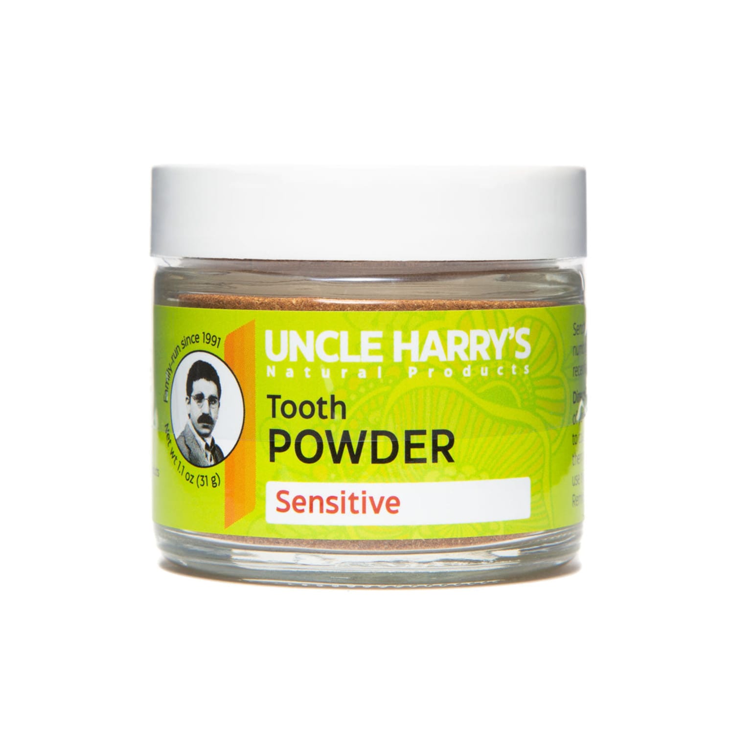 Uncle Harry's Tooth Powder for Sensitive Teeth | Lehman's