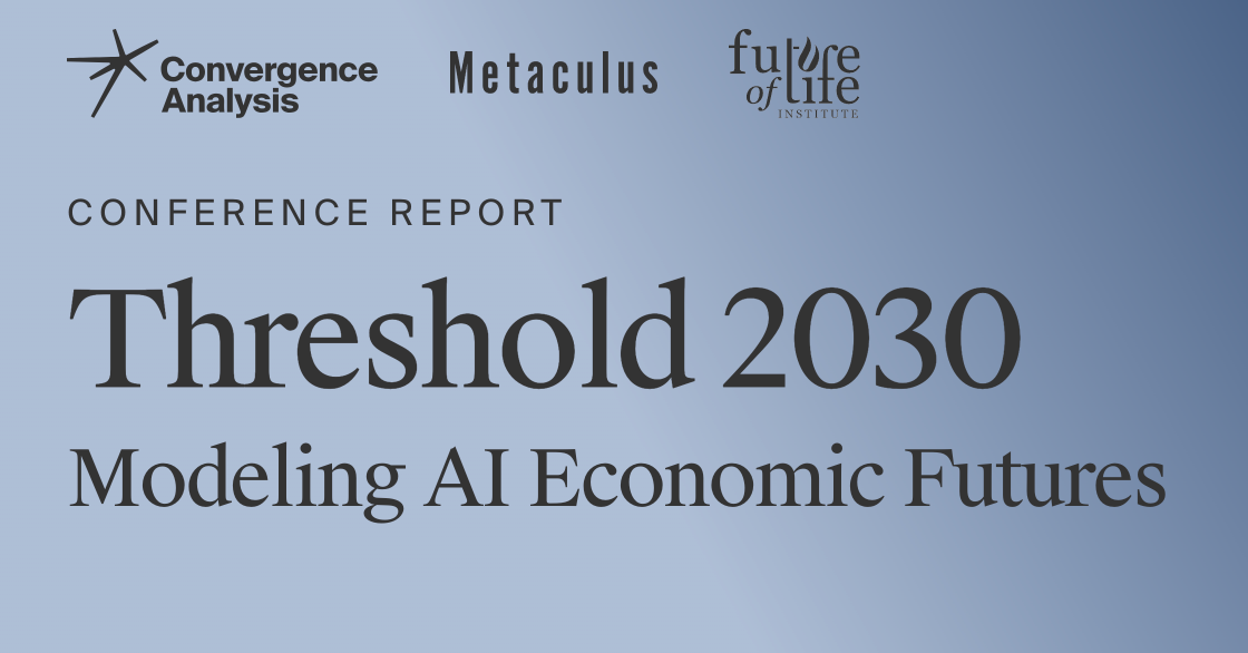 Conference Report: Threshold 2030 - Modeling AI Economic Futures — LessWrong