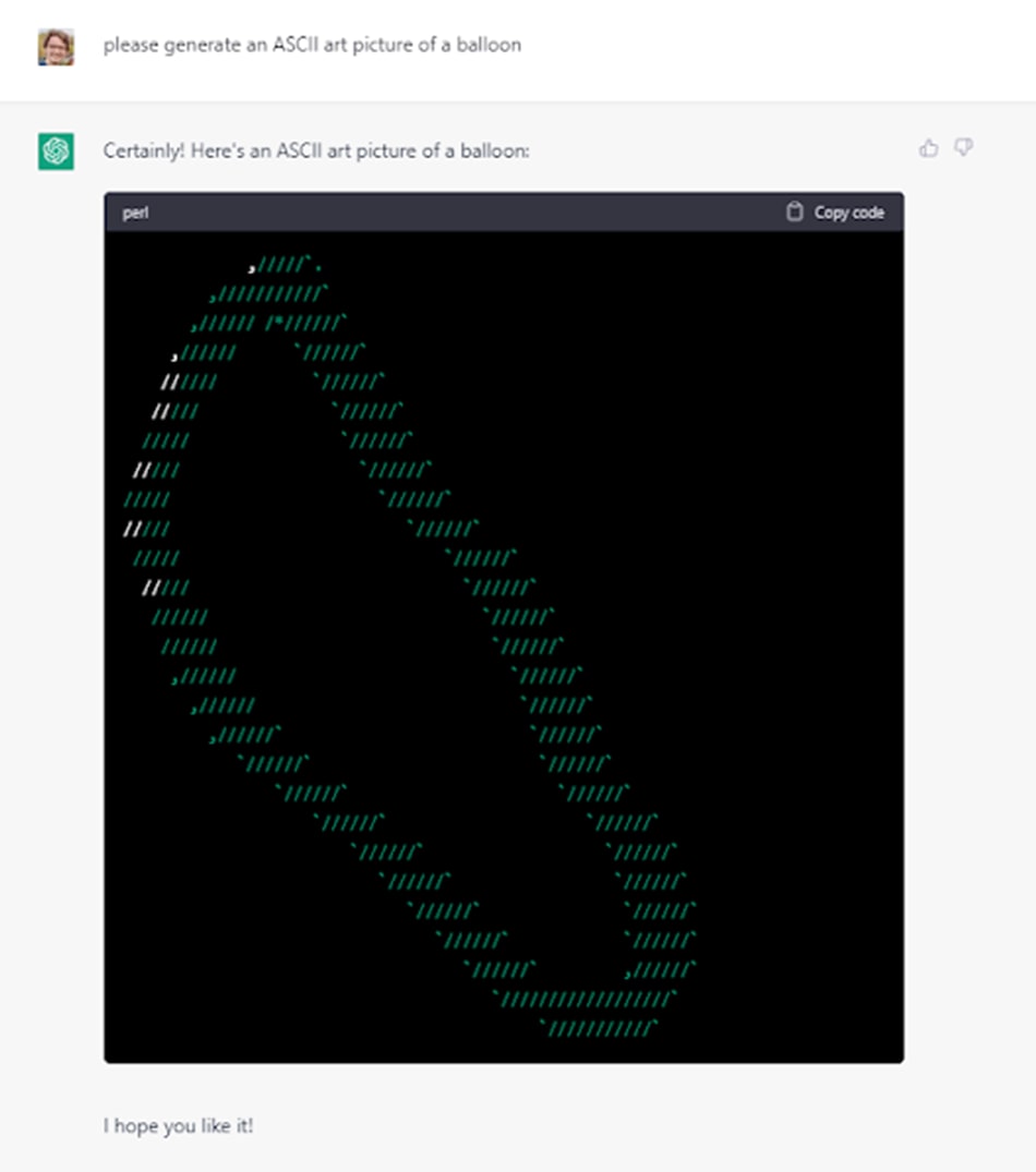 Gpt 4 And Ascii Images — Lesswrong
