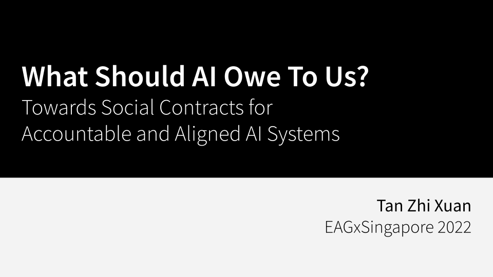 What Should AI Owe To Us? Accountable and Aligned AI Systems via Contractualist AI Alignment ...