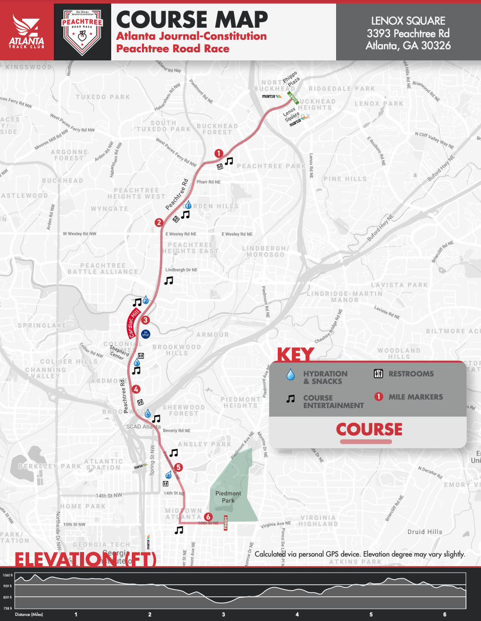 2025 Atlanta Journal-Constitution Peachtree Road Race - Running in ...
