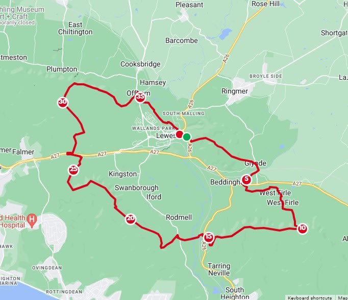 UK Ultra Training Run Lewes - 23 miles - Guided Run - Running in Lewes ...