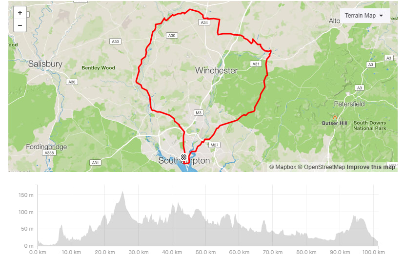 Cycle Southampton 100k & 60k - Road Cycling in Southampton — Let's Do This