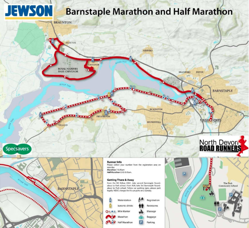 Jewson Barnstaple Marathon and Half Marathon - Running in Barnstaple ...