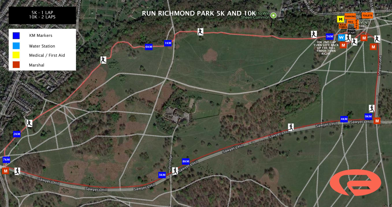 Richmond Park 5k, 10k and Half Marathon - June - Running in Richmond ...