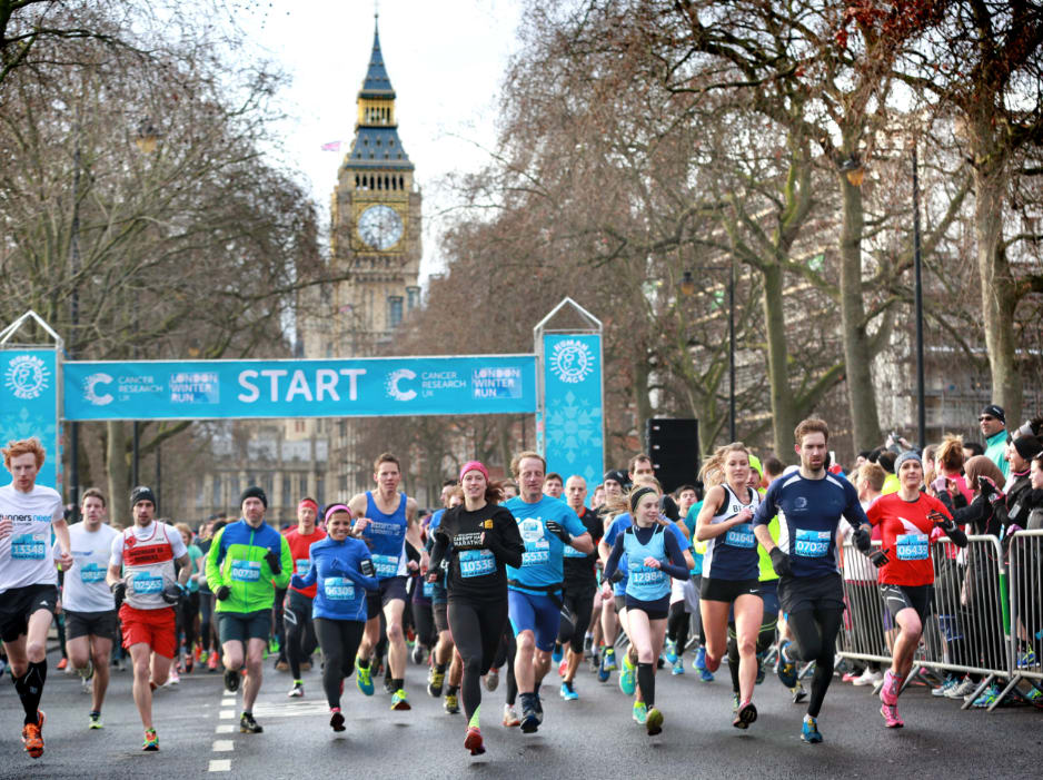 Cancer Research UK London Winter Run - Running in London — Let's Do This