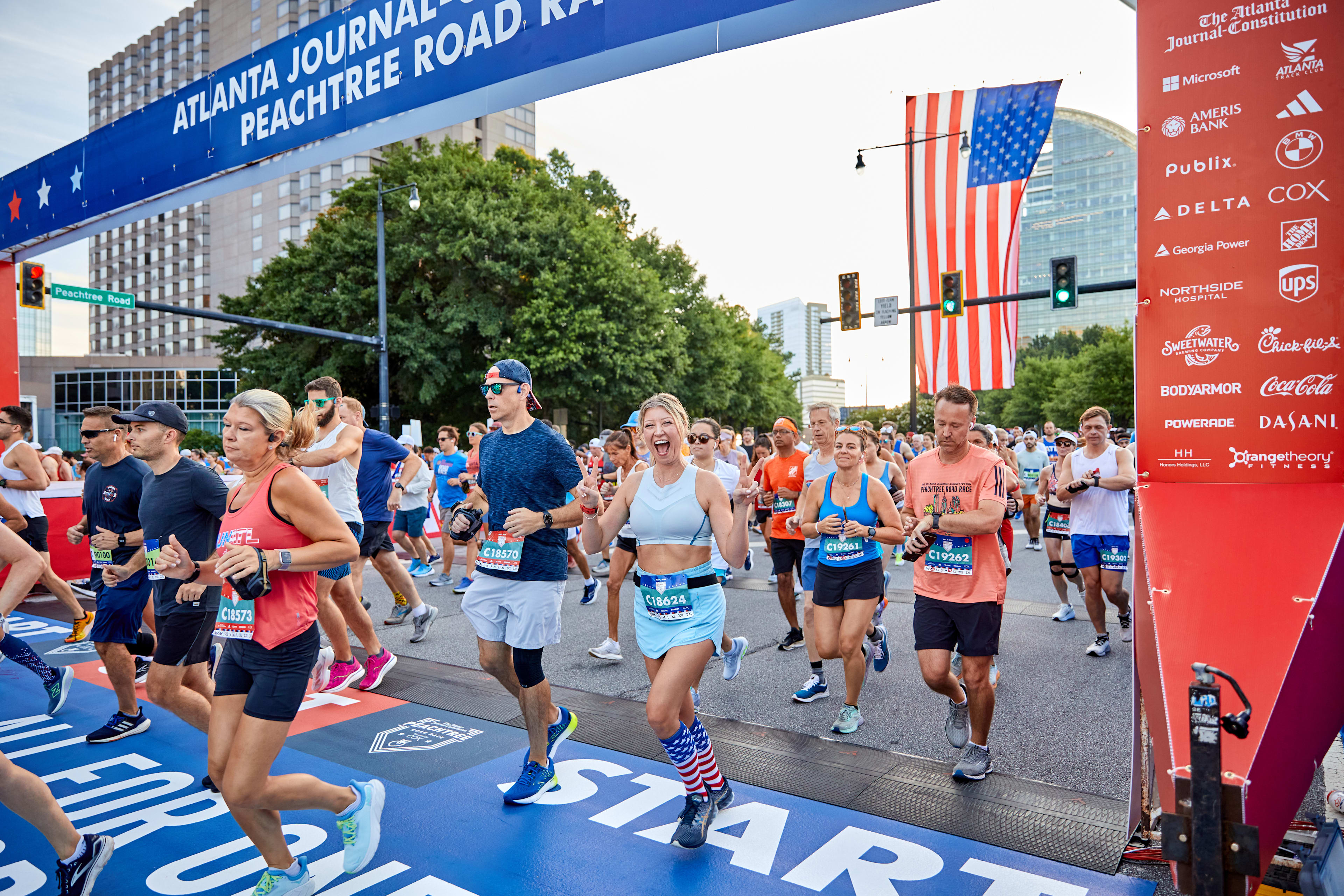 2025 Atlanta Journal-Constitution Peachtree Road Race - Running in ...