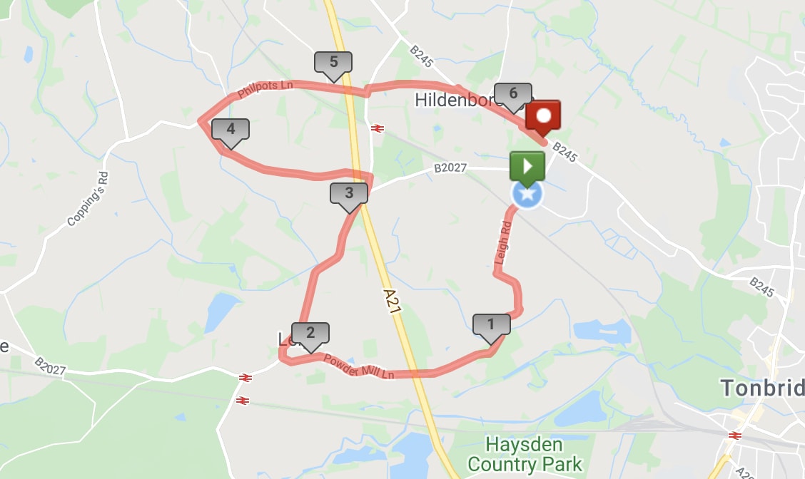 Tonbridge 10k - Running in Hildenborough — Let's Do This