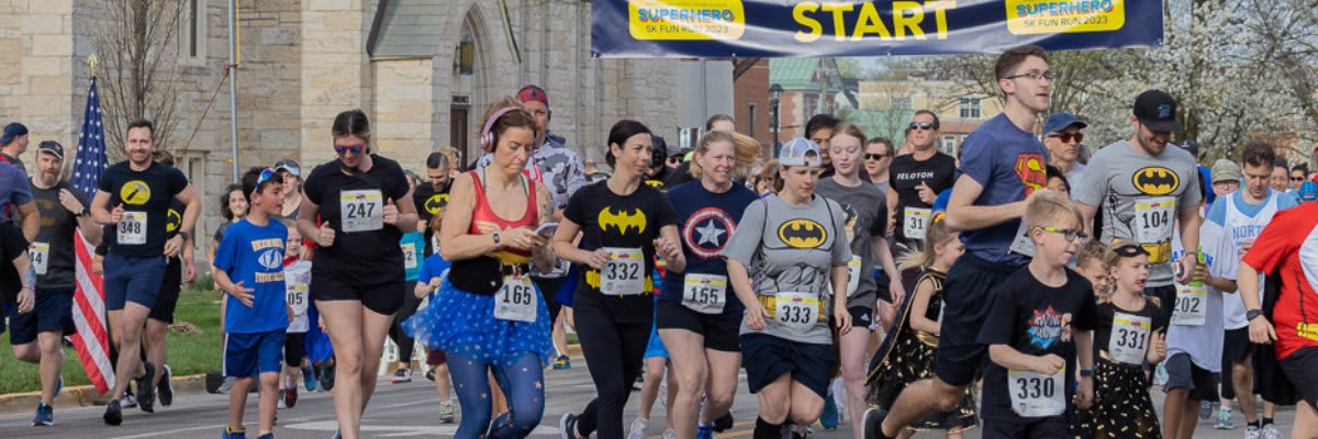 Superhero Fun Run 2024 - Running in Wheaton — Let’s Do This