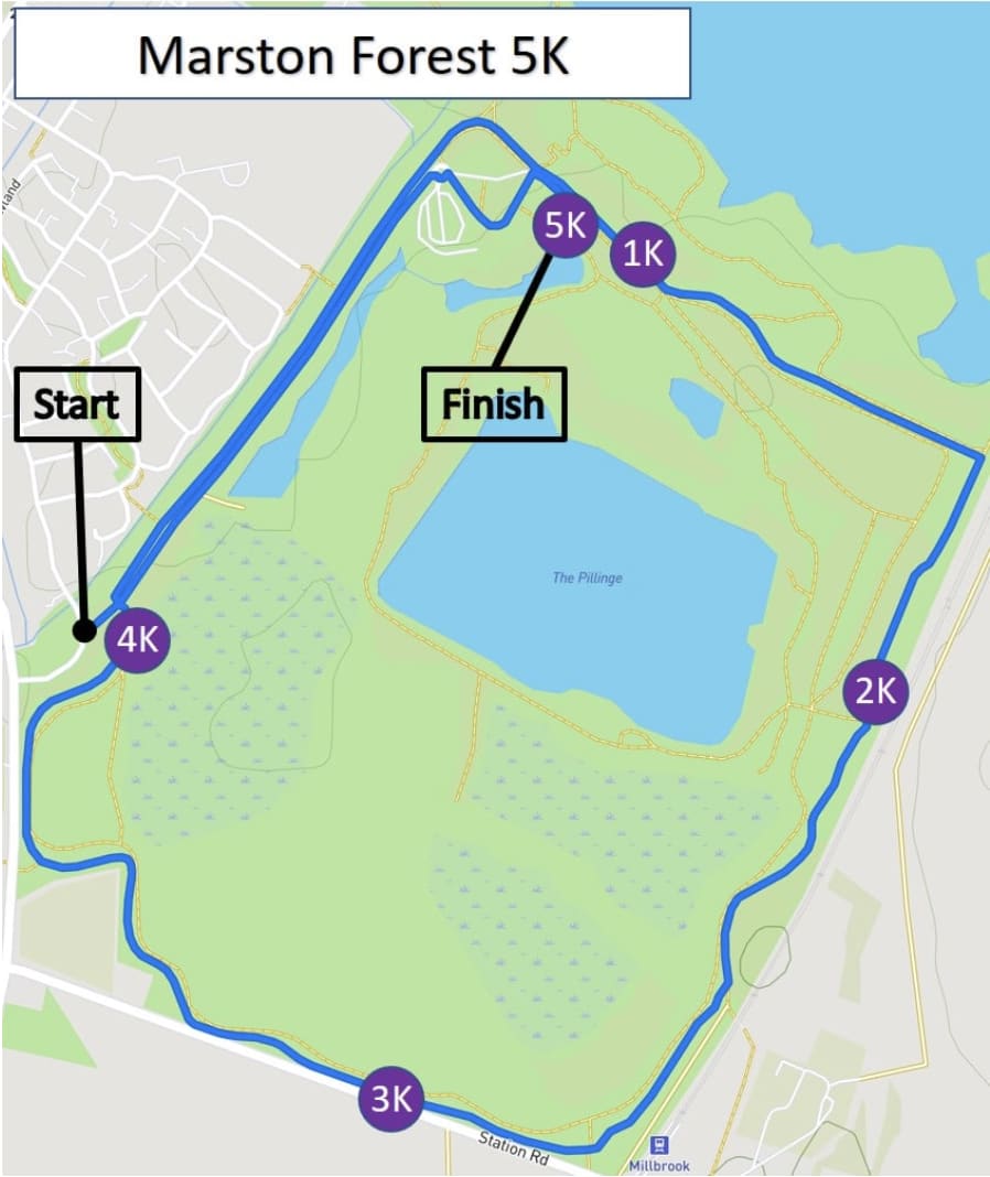 Marston Forest 5k - Running in Marston Moretaine — Let's Do This