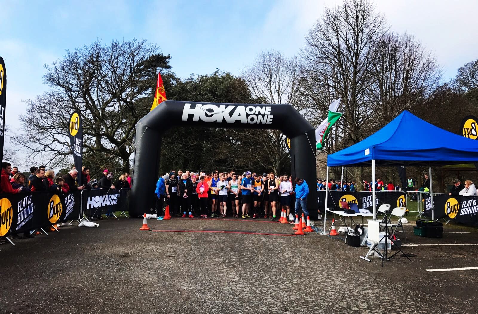 Hoka Winter Trail Half Marathon 2019 - Running in Bryn Bettws Lodge ...