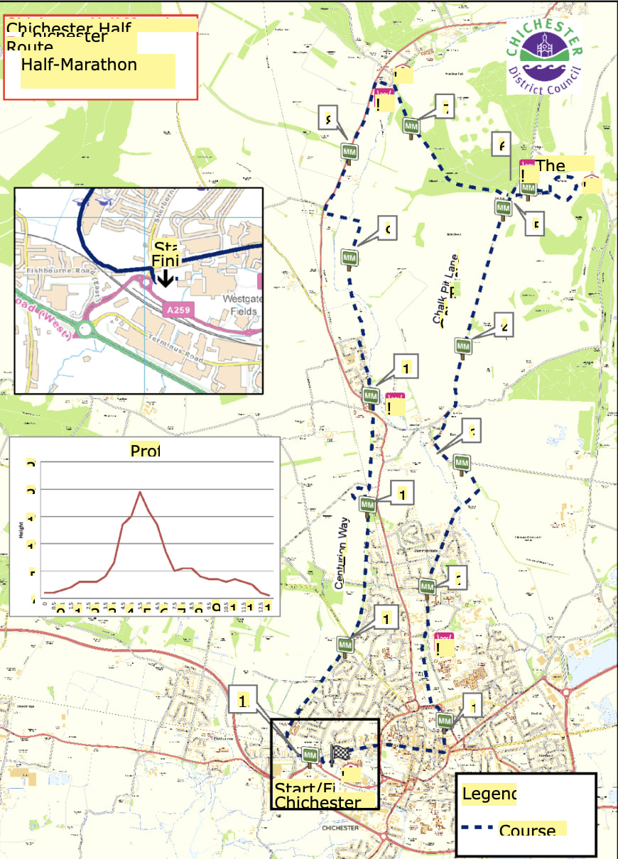 Chichester Half Marathon, 10 miler & 6 miler - Running in Chichester ...