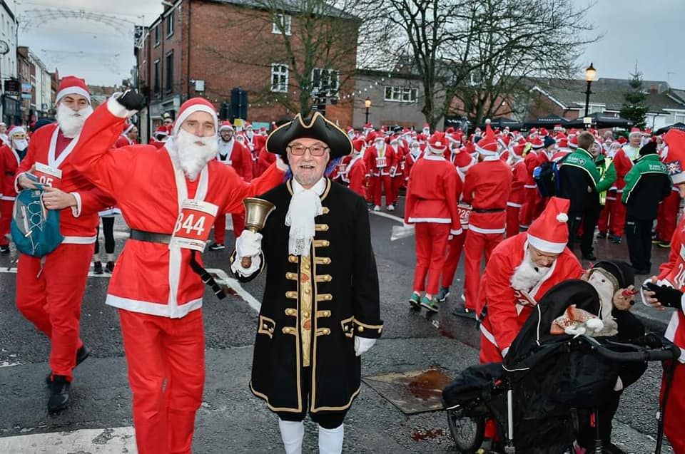 Santa Run Oswestry Route