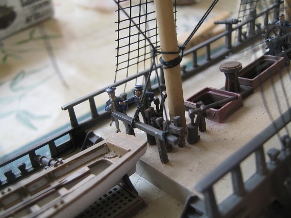 Airfix HM Bark Endeavour model kit in a glass case - Ready for ...