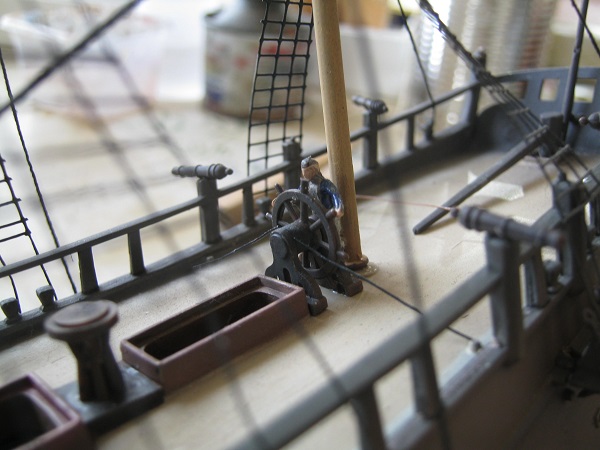 Airfix HM Bark Endeavour model kit in a glass case - Ready for ...