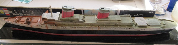 SS United States Transatlantic liner (as she is present day) Revell 1/ ...