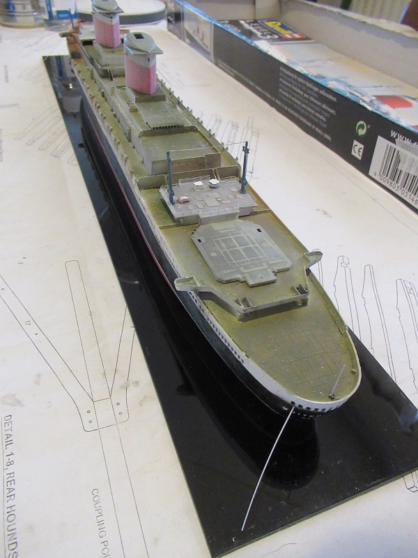 SS United States Transatlantic liner (as she is present day) Revell 1/ ...