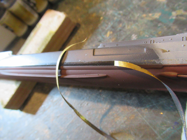 HMS Belfast 1/600 airfix kit with aftermarket accessories, PE and ...