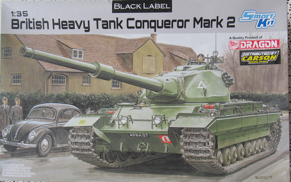 British Heavy Tank Conqueror 1/35th scale Black Label - Work in ...
