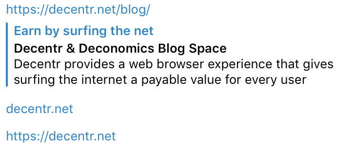 seo - Why is meta description of home page not appearing when I share the URL? - Stack Overflow