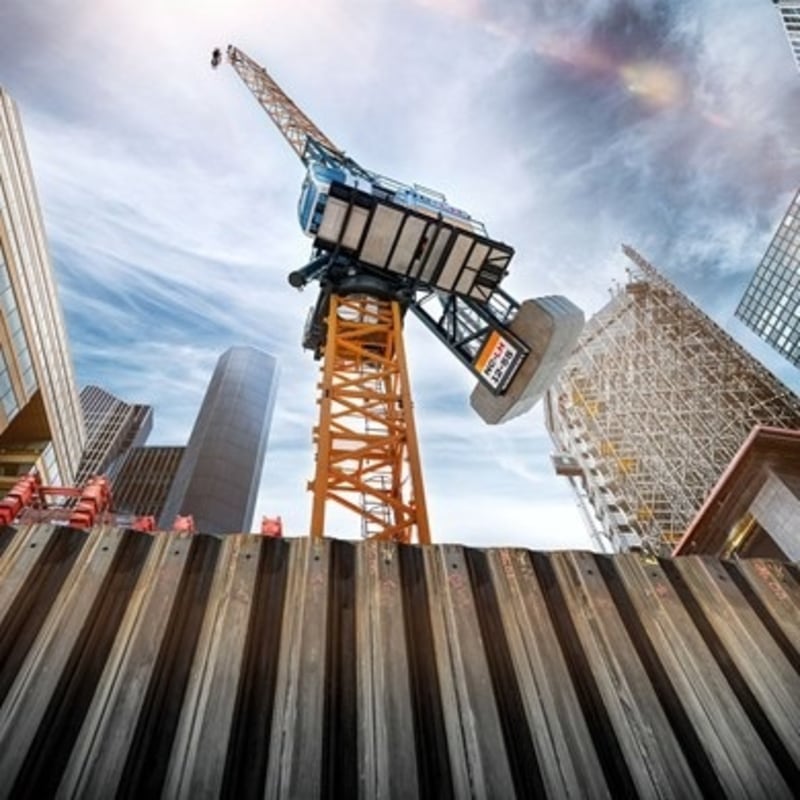 Liebherr hydraulic luffing jib crane NC-LH 12-55