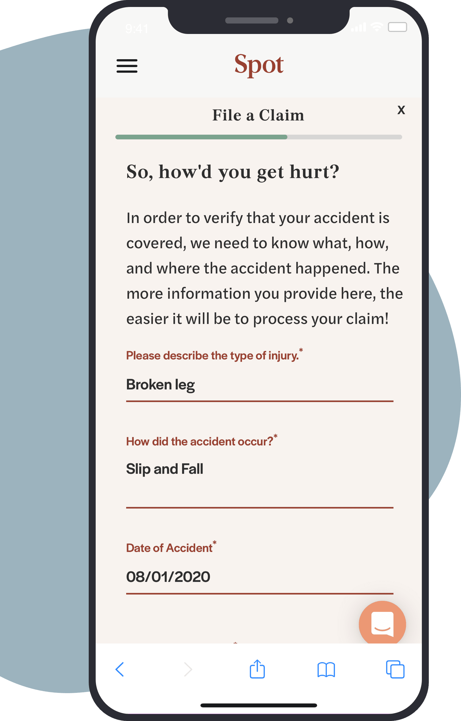 Spot | Injury Insurance from $25/mo