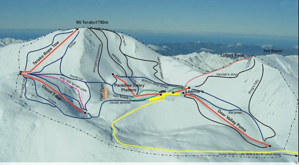 Mt Lyford Trail Map | Liftopia Mt Lyford Trail Map | Liftopia
