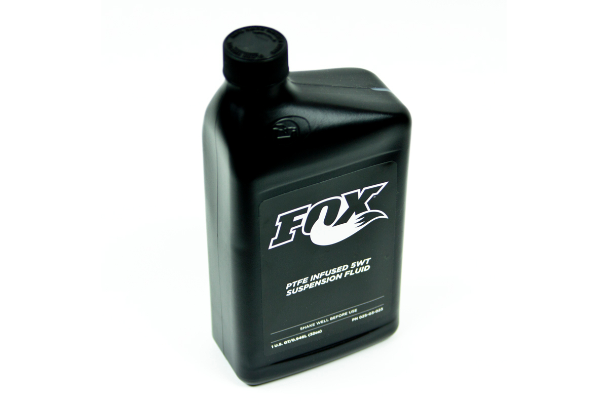 Fox Oil Suspension Fluid 5wt Teflon Infused 1.0 US Quart Revolution Cycle