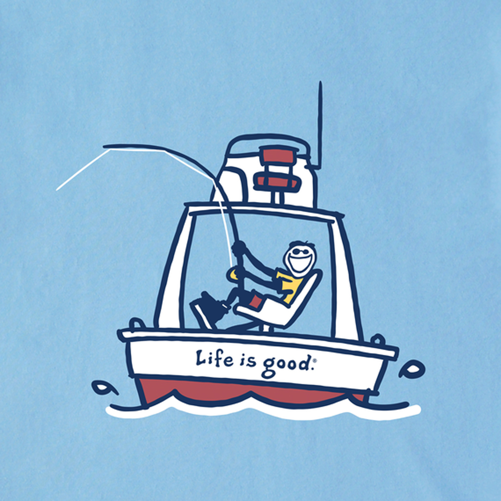 Life Is Good Jake Sport Fishing SS Tee Blue XXXL | eBay