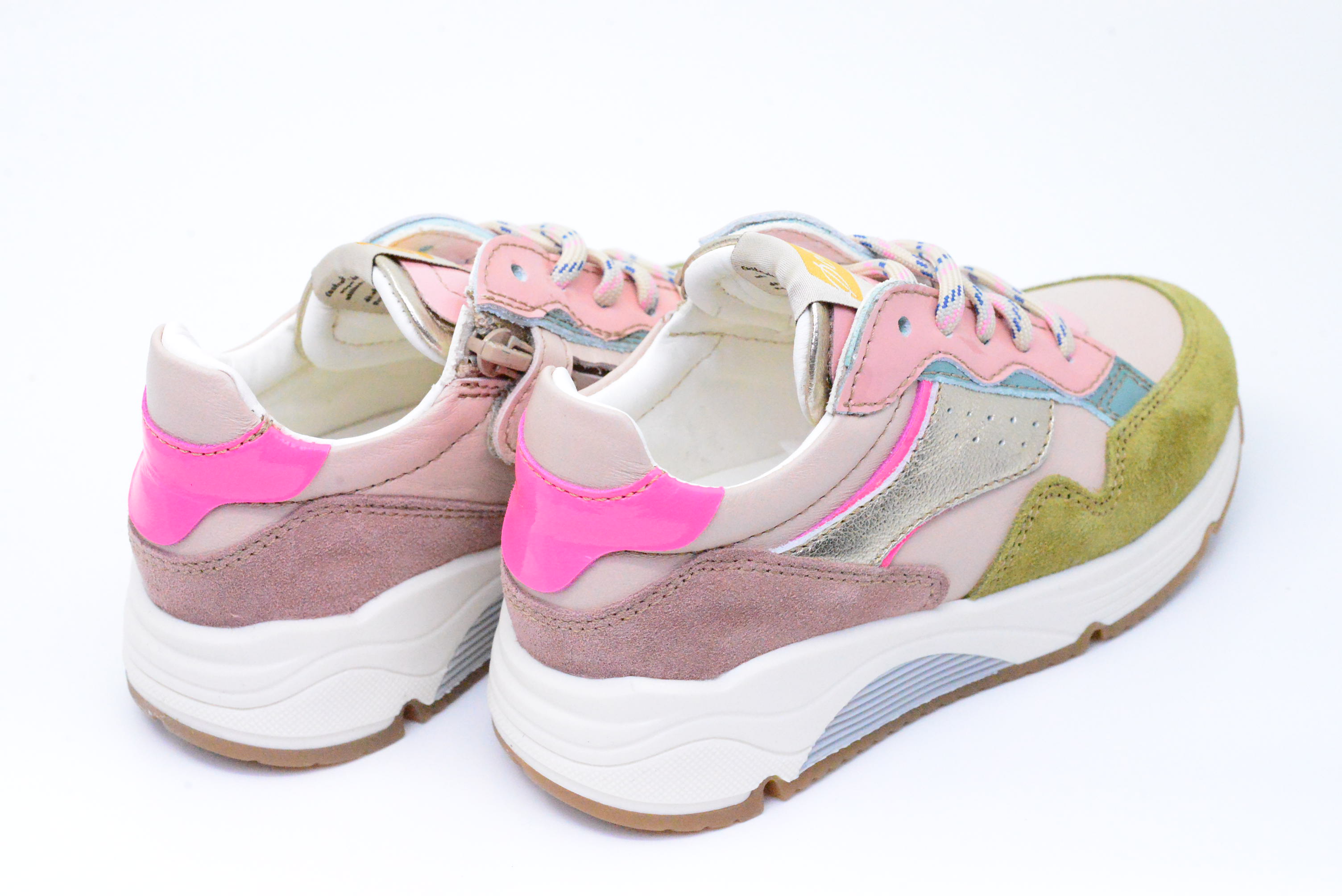 Sneaker Ocra kaki D365 - Pim Pam Poen