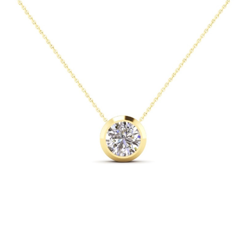 Classic Round Bezel Pendant